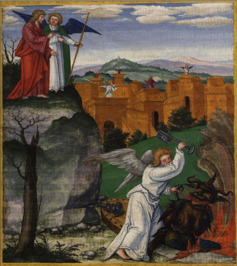 Himmlisches Jerusalem Matthias Gerung (1500-1570): Ottheinrich-Bibel ...