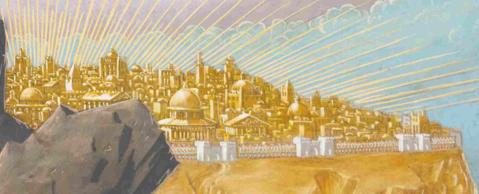 Himmlisches Jerusalem Werner Peiner (1897-1984): Apokalypsezyklus (1948) Gemälde