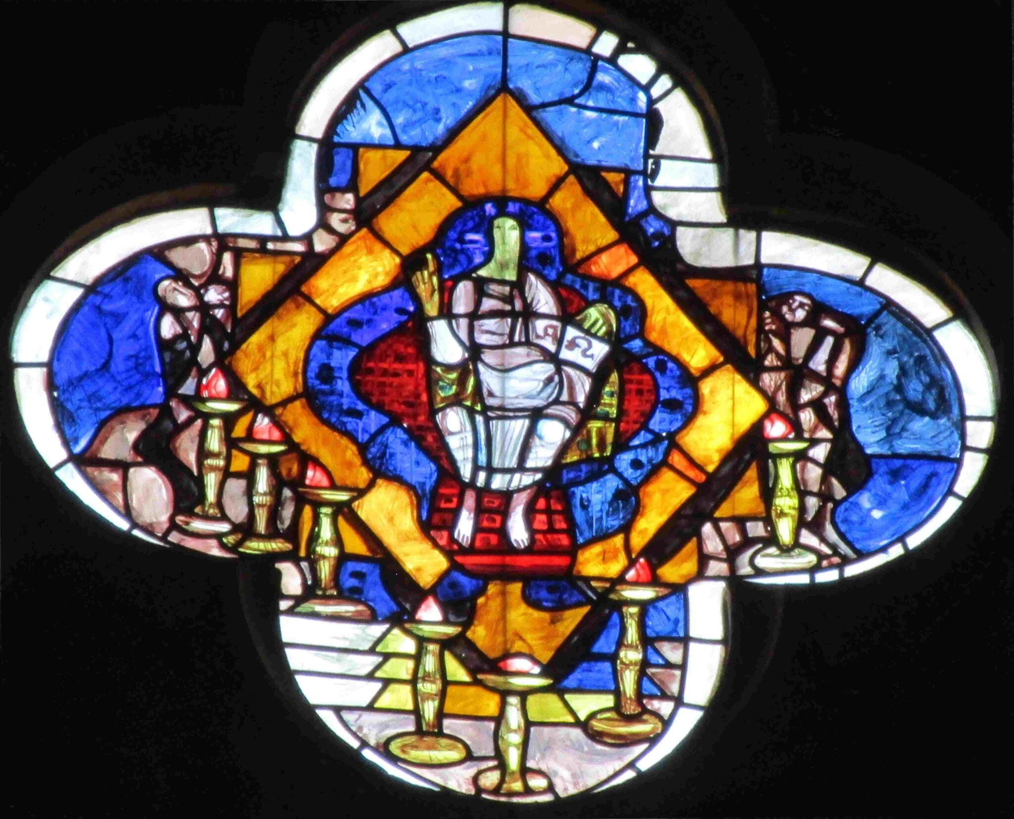 Himmlisches Jerusalem Peter Valentin Feuerstein (1917-1999): Fenster „Glaube, Auferstehung und ...