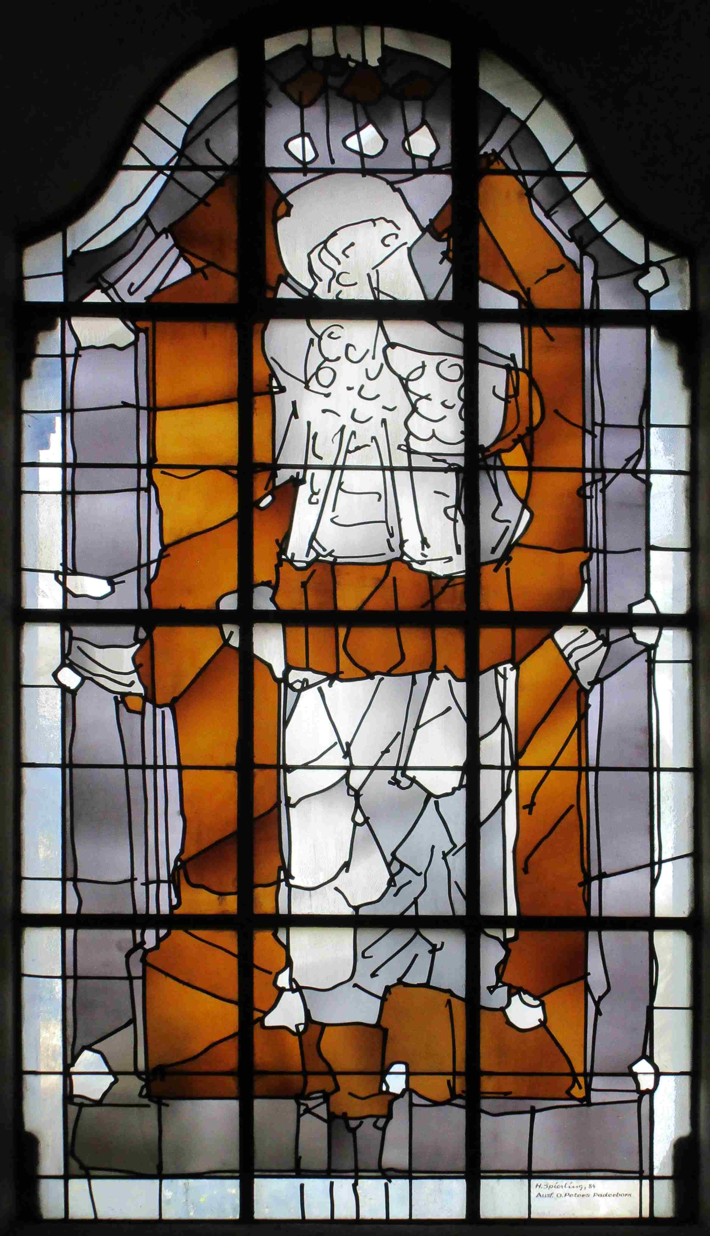 Himmlisches Jerusalem Hubert Spierling (1925-2018): Fenster aus St ...
