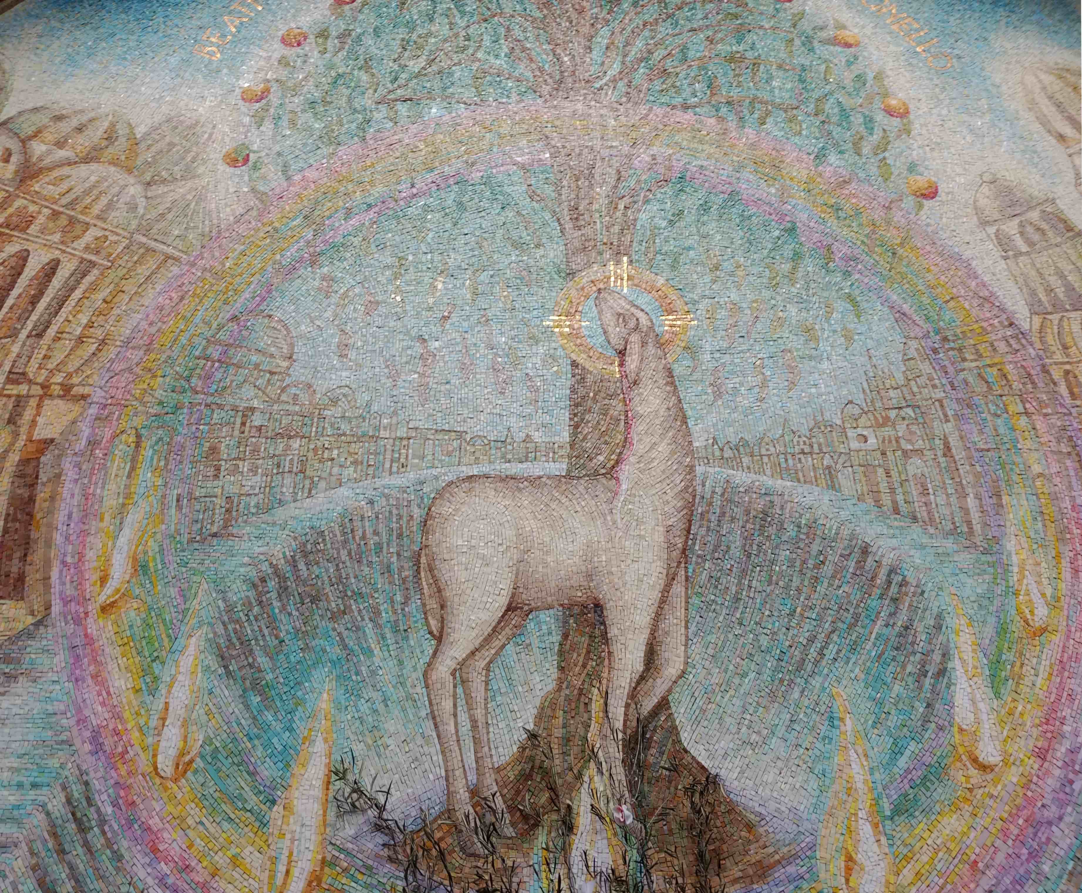 Himmlisches Jerusalem Studio Beato Angelico: Santa Caterina in Triest (2005) Mosaike