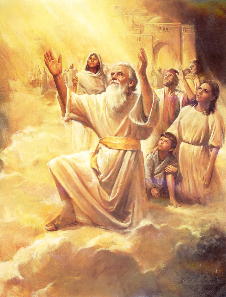 Himmlisches Jerusalem Delwin Oliver „Del“ Parson (geb. 1948): Gemälde ...