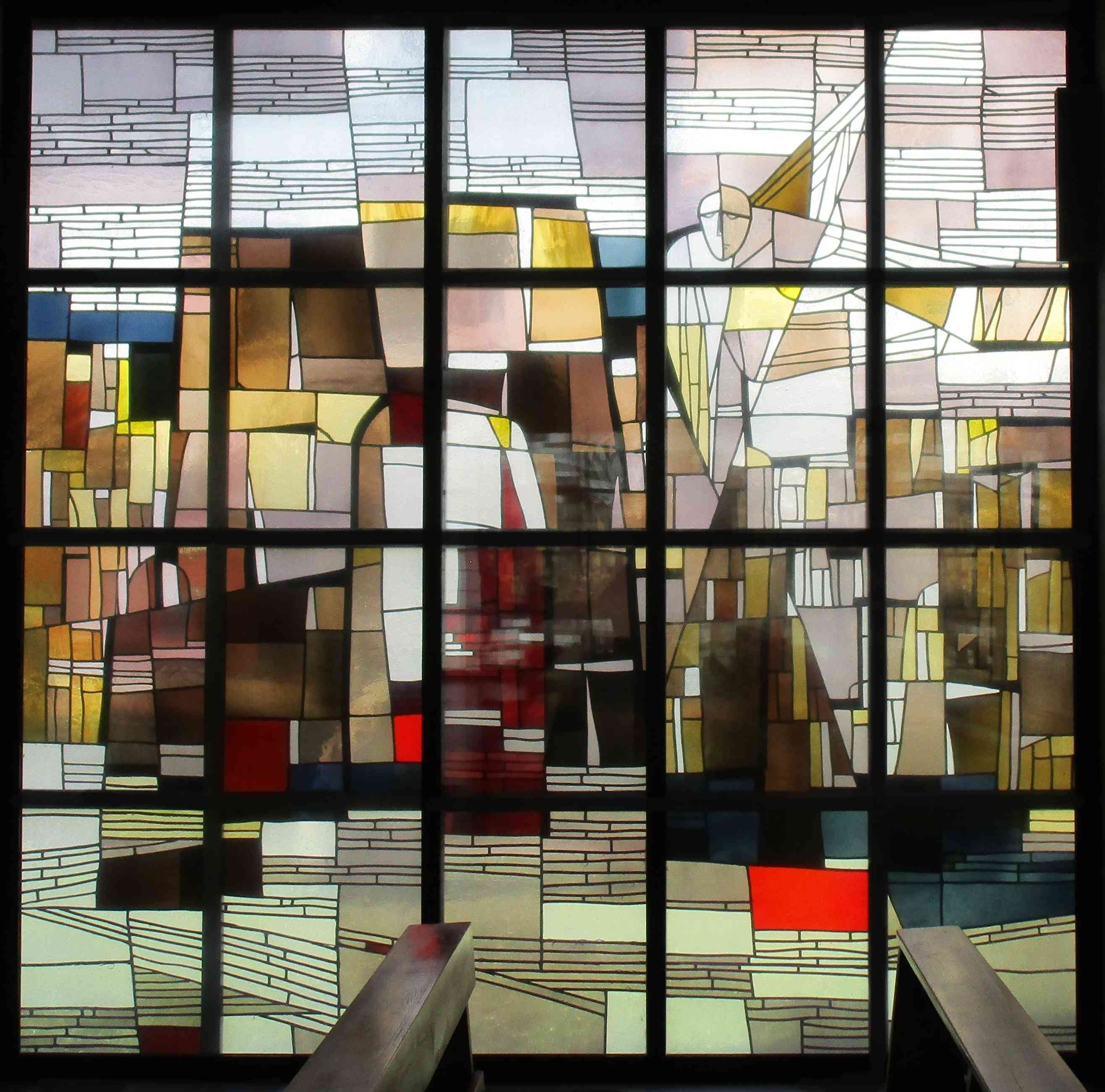 Himmlisches Jerusalem Alfred Heller (1924-2012): Glasfensterfronten von ...