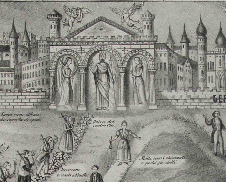 Himmlisches Jerusalem Domenico Pedrinelli: Dreiwegebild (um 1875 ...