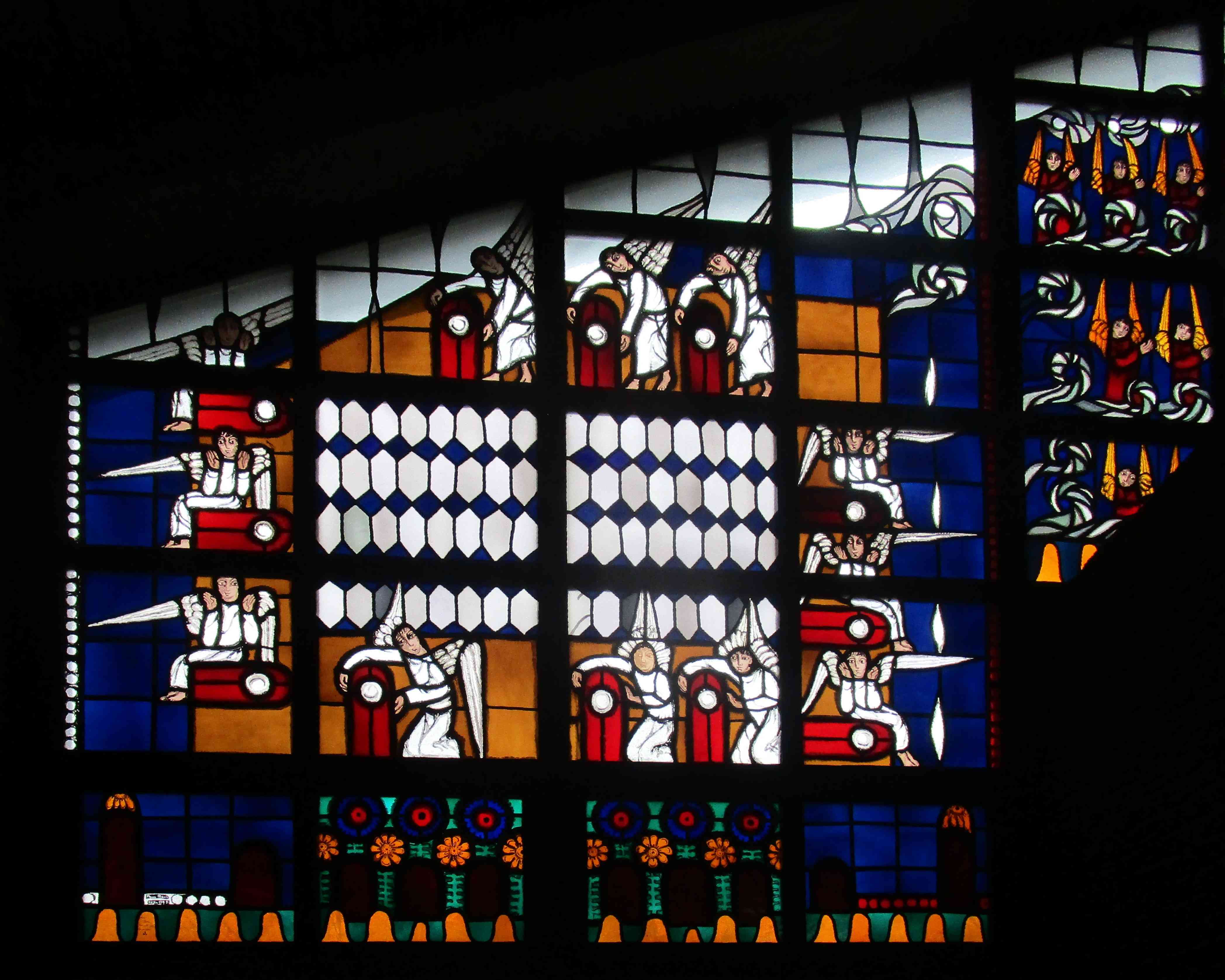 Himmlisches Jerusalem Agnes Mann (1907-1994): Fensterwand in Heilig ...